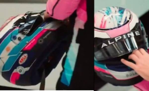 Las primeras imágenes de Franco Colapinto con "la pilcha" y el casco de Alpine - La Nueva