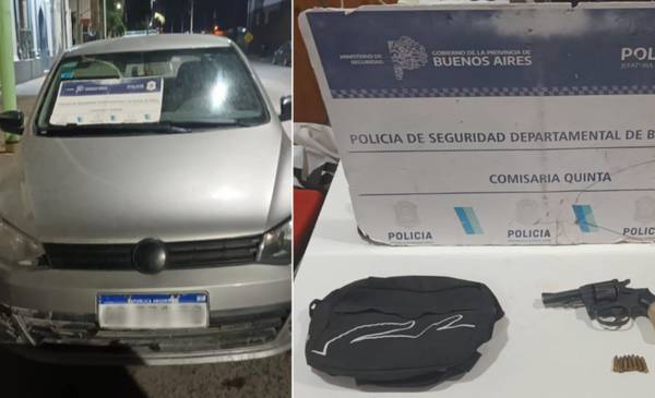 Capturan a un hombre que circulaba en auto disparando tiros al aire ...