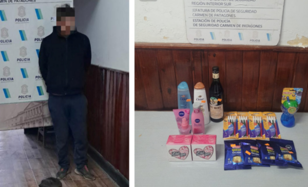 Aprehendieron a un hombre por intentar robar en varios comercios de Patagones - La Nueva