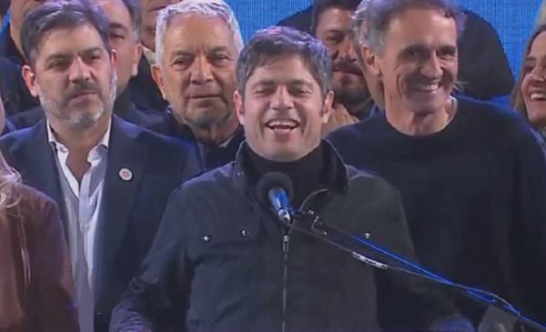 "Le pusimos un freno a Milei": Kicillof celebró la contundente victoria de Fuerza Patria en la ...
