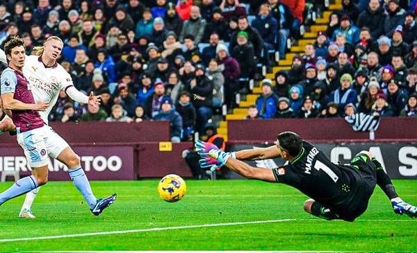 Con Dibu Martínez como figura, el Aston Villa venció al Manchester City y lo bajó al cuarto ...